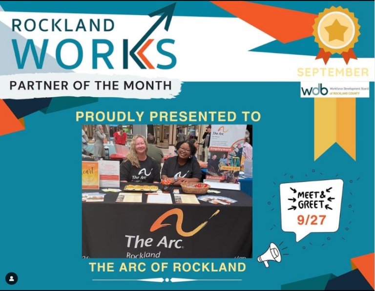 Rockland Works Partner of the Month - The Arc Rockland